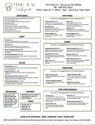 THAI 4 U - 18 Reviews - 1919 Main St, Vancouver, WA - Menu - Yelp