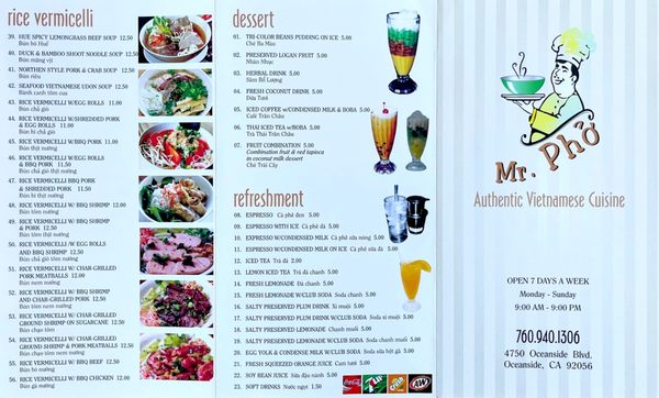 MR PHO - Updated October 2025 - 264 Photos & 488 Reviews - 4750 Oceanside Blvd, Oceanside ...