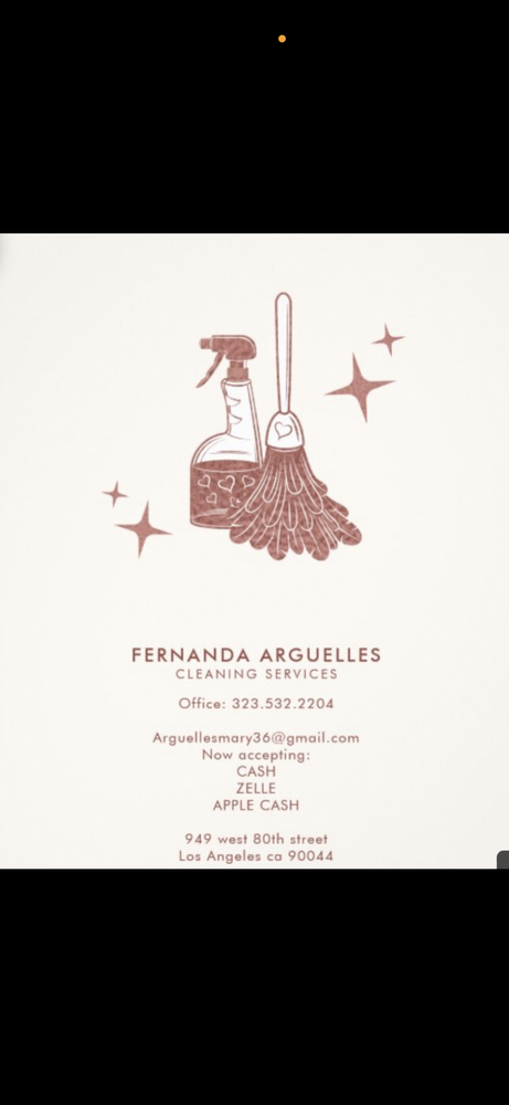 FERNANDA ARGUELLES CLEANING SERVICES - Updated April 2025 - Request a ...