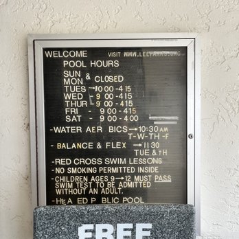 LEHIGH ACRES COMMUNITY POOL - Updated December 2025 - 1400 W 5th St ...