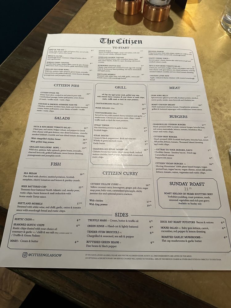 THE CITIZEN - Glasgow, United Kingdom - Yelp