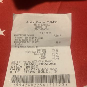 AUTOZONE - Updated October 2025 - 112 Reviews - 1330 N Glassell St ...