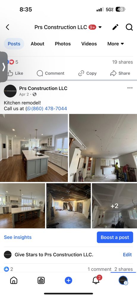 PRS CONSTRUCTION - Updated March 2025 - West Springfield, Connecticut ...