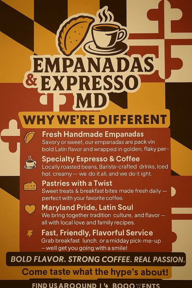 EMPANADAS & EXPRESSO - Updated July 2025 - 107 Parkway Ave, Havre de ...