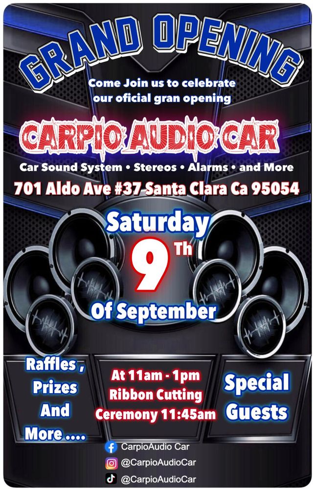 CARPIO AUDIO CAR - Updated July 2025 - 34 Photos - 671 Aldo Ave, Santa ...