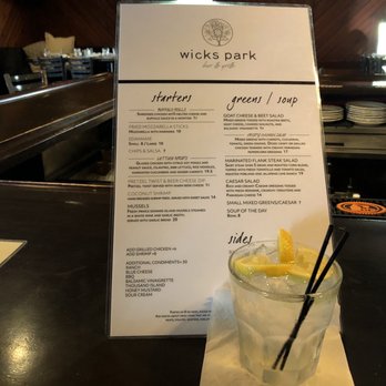 WICKS PARK BAR & GRILL - Updated June 2024 - 146 Photos & 163 Reviews ...