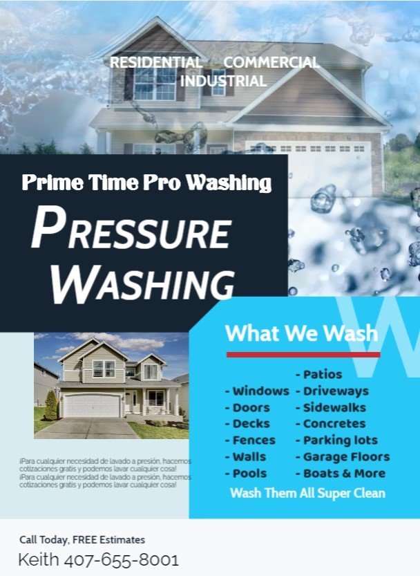 PRIME TIME PRO WASHING - Request a Quote - Deltona, Florida - Pressure ...