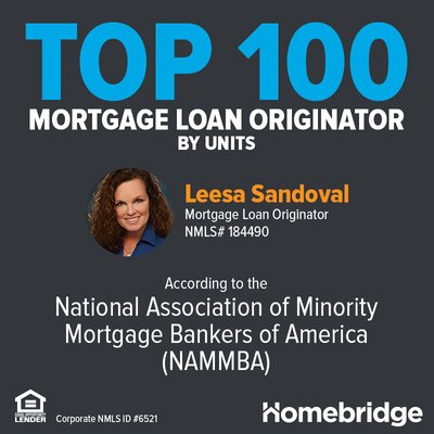 LEESA SANDOVAL - HOMEBRIDGE FINANCIAL SERVICES - Updated April 2026 ...