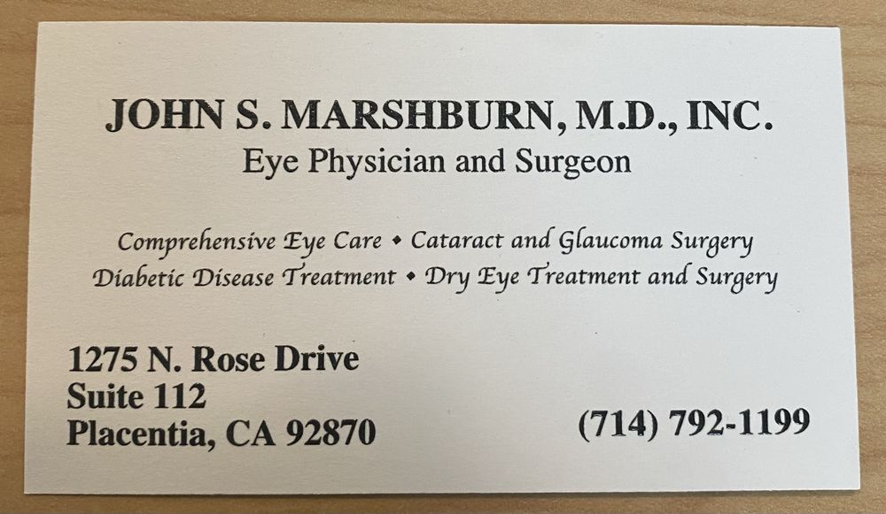 JOHN S. MARSHBURN, M.D. - Updated January 2026 - 14 Reviews - 1275 N ...