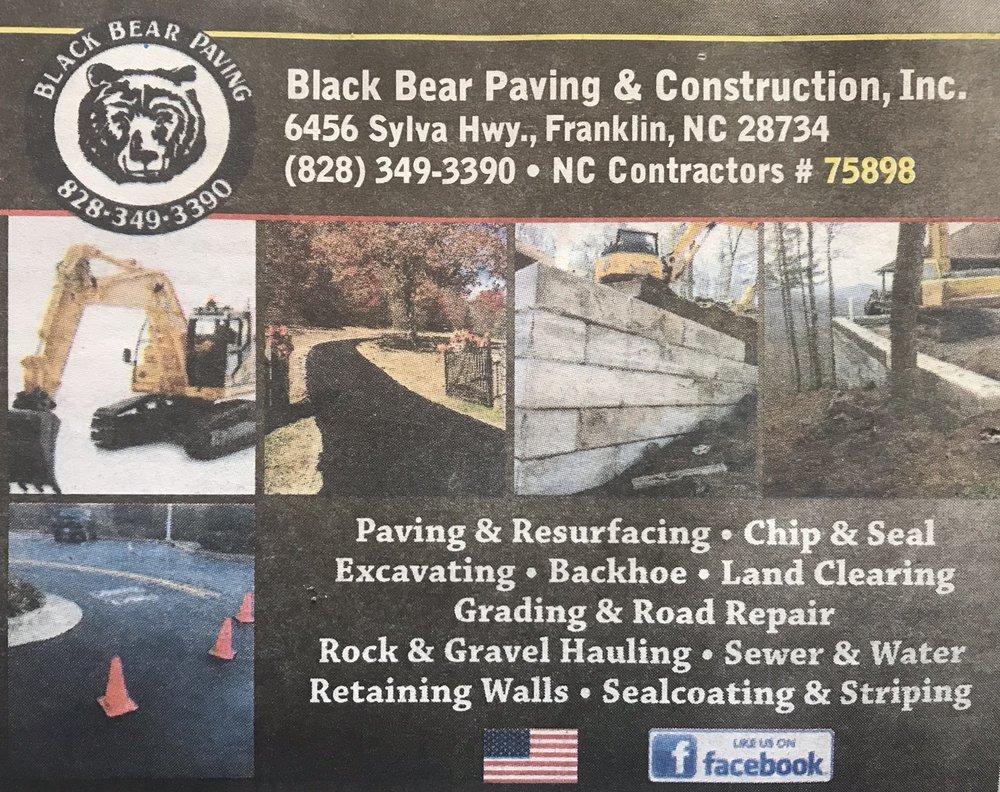 BLACK BEAR PAVING & CONSTRUCTION - Updated December 2025 - 6456 Sylva ...