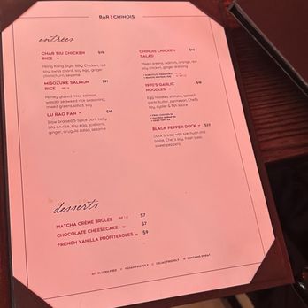 BAR CHINOIS - Updated December 2025 - 109 Photos & 33 Reviews - 244 ...