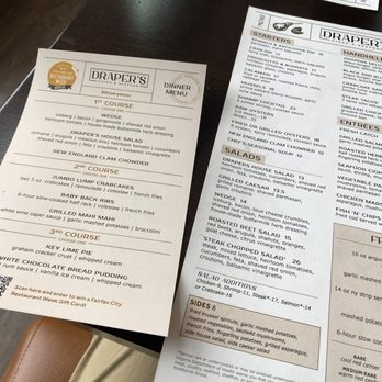 DRAPER’S STEAK & SEAFOOD - Updated January 2025 - 179 Photos & 152 ...