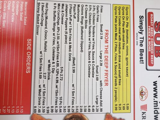 MIDWAY SUB - Updated July 2024 - 29 Photos & 39 Reviews - 6421 W Archer ...