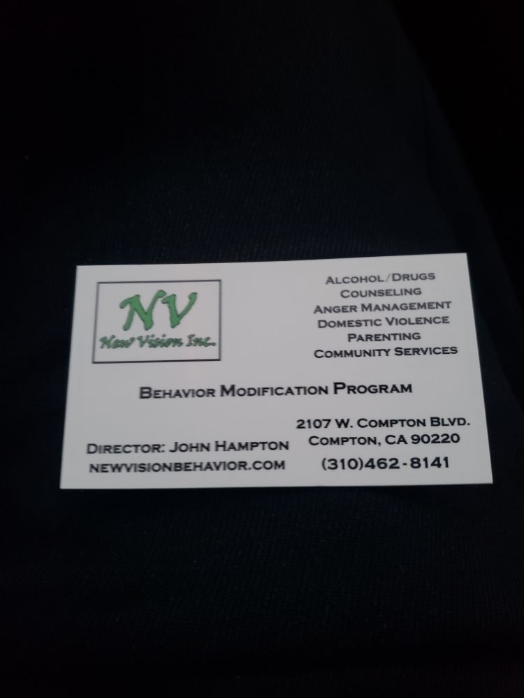 NEW VISION BEHAVIOR MODIFICATION PROGRAM - Updated October 2024 - 120 E Rosecrans Ave, Compton ...