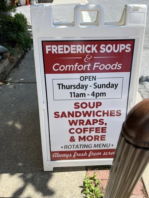 FREDERICK SOUPS AND COMFORT FOODS - 124 S Carroll St, Frederick ...