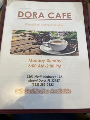 DORA CAFE - Updated March 2025 - 32 Photos & 74 Reviews - 3201 N Hwy ...