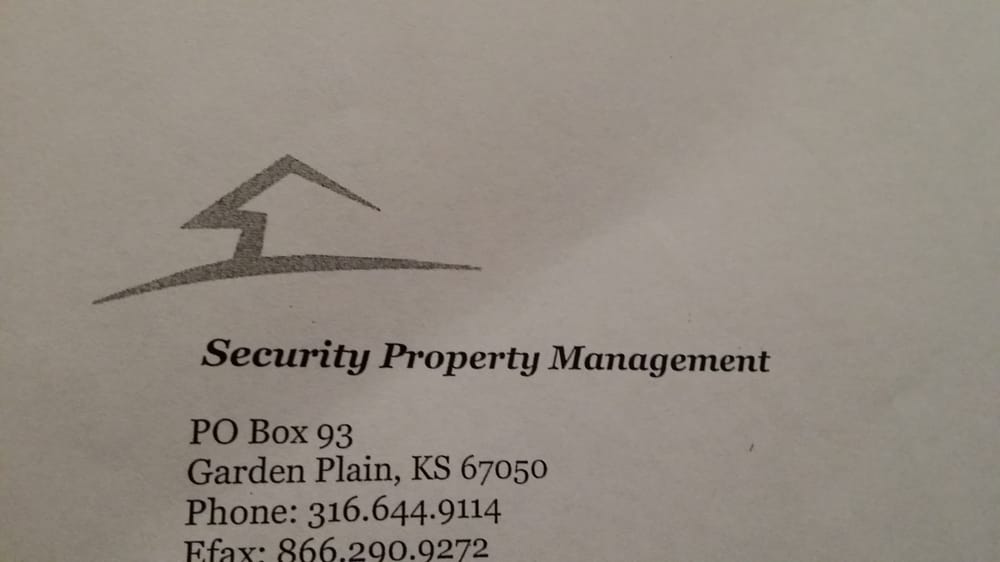 SECURITY PROPERTY MANAGEMENT - Updated January 2025 - Garden Plain ...