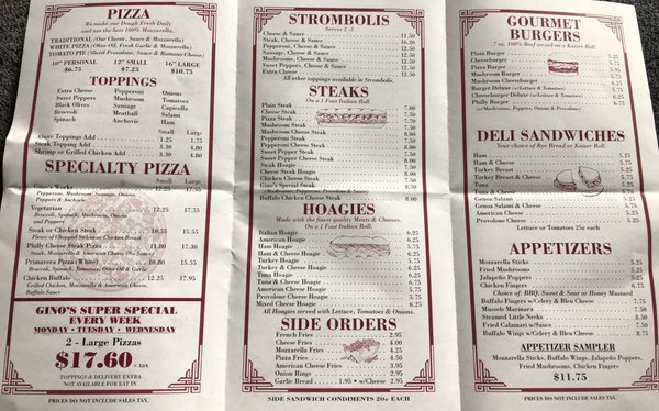 GINO’S PIZZA CAFE - 30 Photos & 72 Reviews - Pizza - 7326 Frankford Ave ...