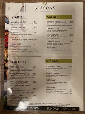 SEASONS - Updated October 2025 - 19 Photos & 22 Reviews - 2005 S ...