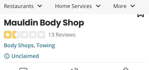 MAULDIN BODY SHOP - Updated June 2026 - 42 Reviews - 143 Butterworth Rd ...