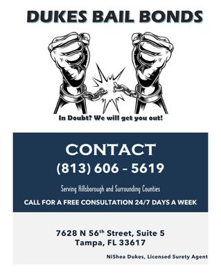 DUKES BAIL BONDS - Updated December 2025 - 7628 N 56th St, Tampa ...