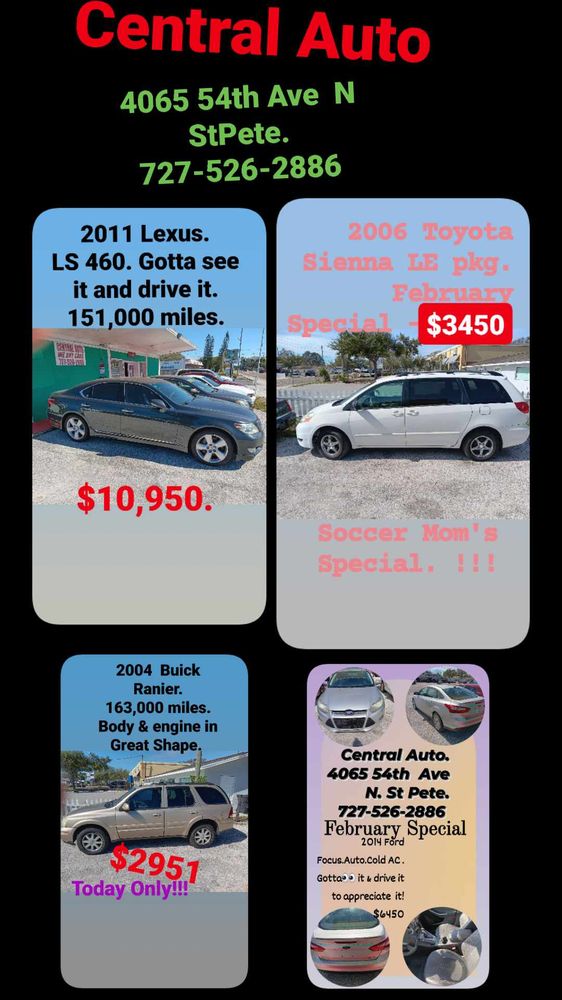 CENTRAL AUTO BROKERS - Updated December 2025 - 4065 54th Ave N, Saint ...