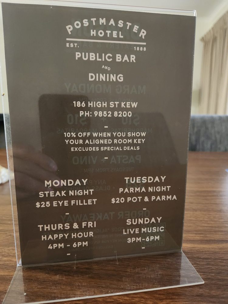 POSTMASTER HOTEL - Updated October 2024 - 186 High St, Kew Victoria ...