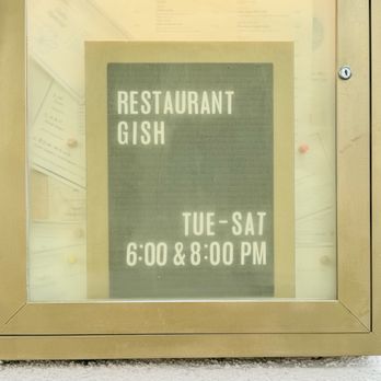 RESTAURANT GISH - Updated July 2024 - 1803 Photos & 277 Reviews - 1998 ...