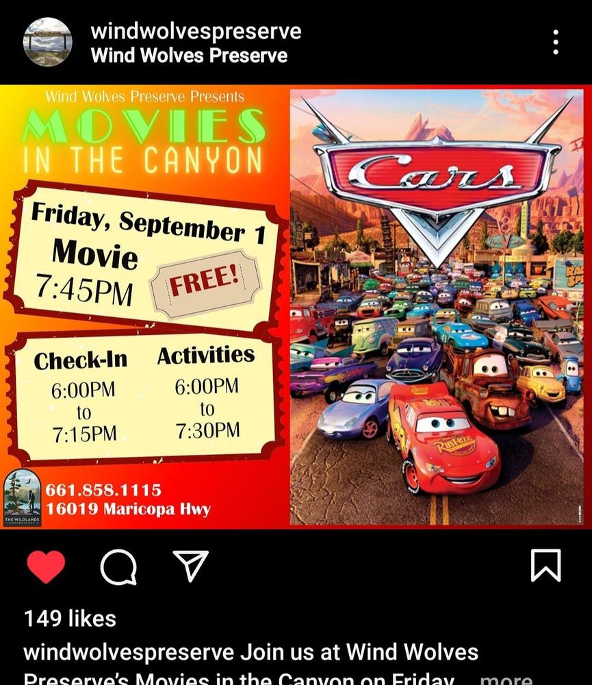 THE WILDLANDS CONSERVANCY’S WIND WOLVES PRESERVE - Updated October 2025 ...