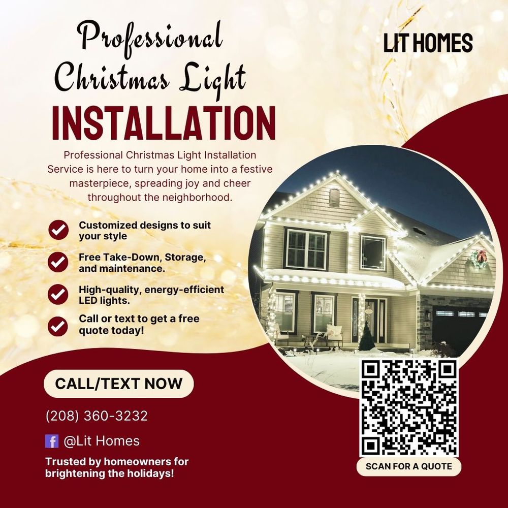 LIT HOMES CHRISTMAS LIGHTS - Updated October 2024 - Request a Quote ...