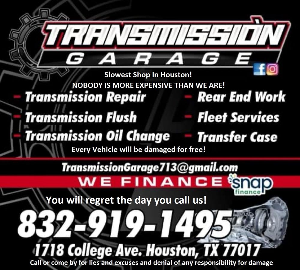 TRANSMISSION GARAGE - Updated April 2026 - 1718 College Ave, South ...