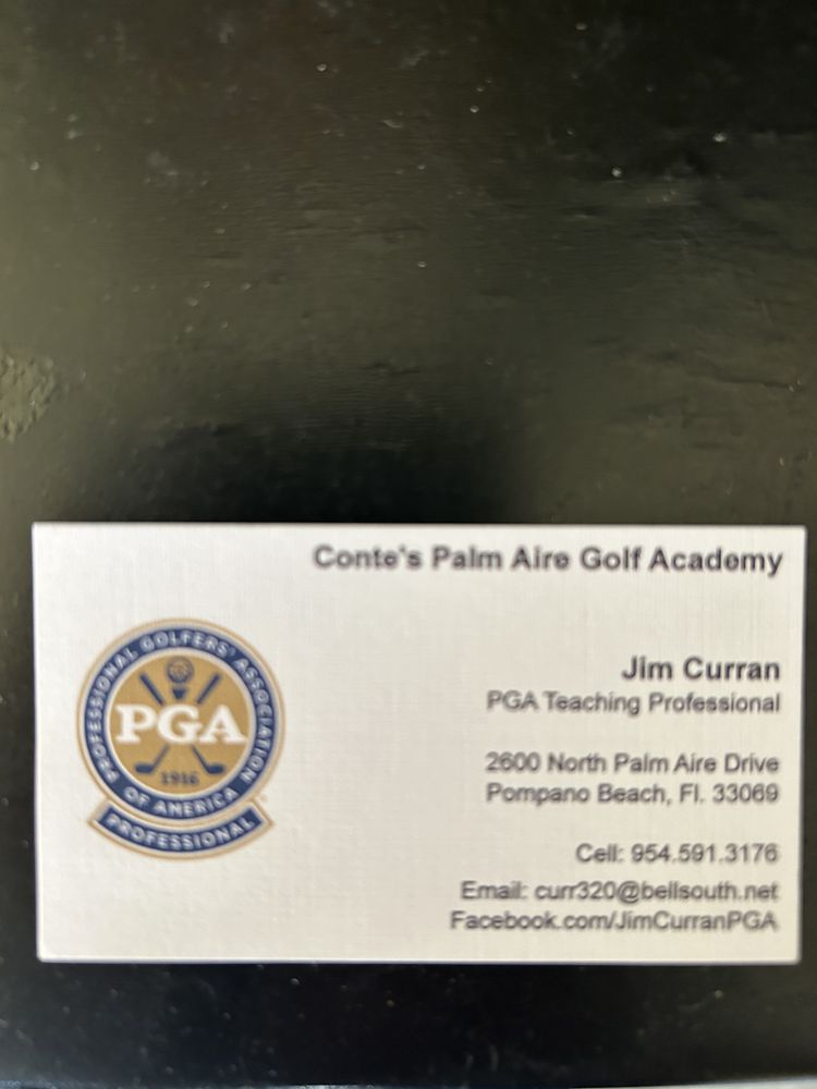 JIM CURRAN PGA GOLF TEACHING PROFESSIONAL - 2600 N Palm Aire Dr ...