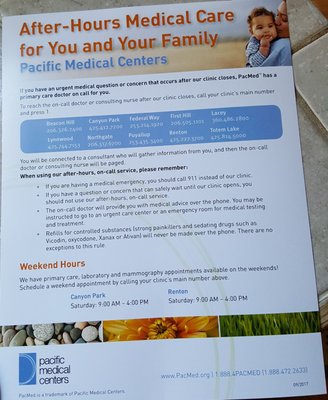 PACIFIC MEDICAL CENTERS - NORTHGATE - Updated January 2026 - 22 Photos ...