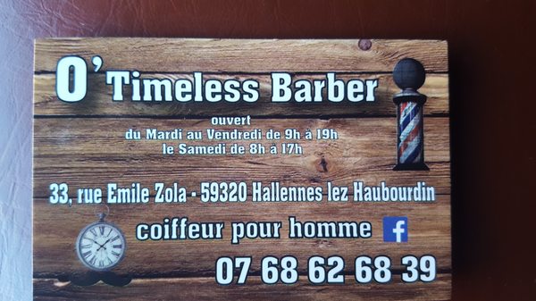 O’TIMELESS BARBER - 33 rue Emile Zola, Hallennes-lez-Haubourdin, Nord ...