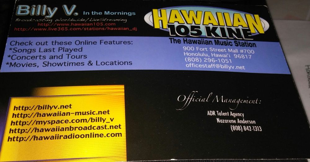 KCCN FM 100 - Updated June 2024 - 900 Fort St Mall, Honolulu, Hawaii ...