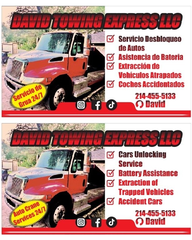 DAVID TOWING EXPRESS - Updated February 2025 - Request a Quote - Irving ...