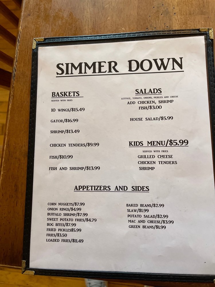 SIMMER DOWN LAKESIDE GRILL - Updated January 2026 - 18 Photos & 14 ...