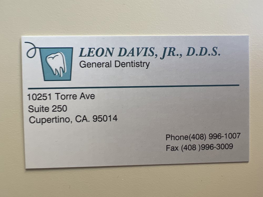 LEON DAVIS JR, DDS - Updated October 2025 - 30 Reviews - 10251 Torre ...