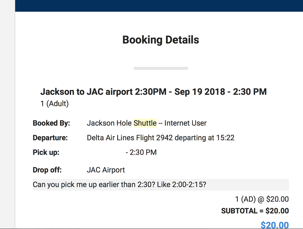 JACKSON HOLE SHUTTLE - Updated August 2025 - Jackson, Wyoming - Airport ...