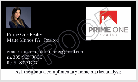 MAITE MUNOZ - PRIME ONE REALTY - Updated July 2025 - Request ...