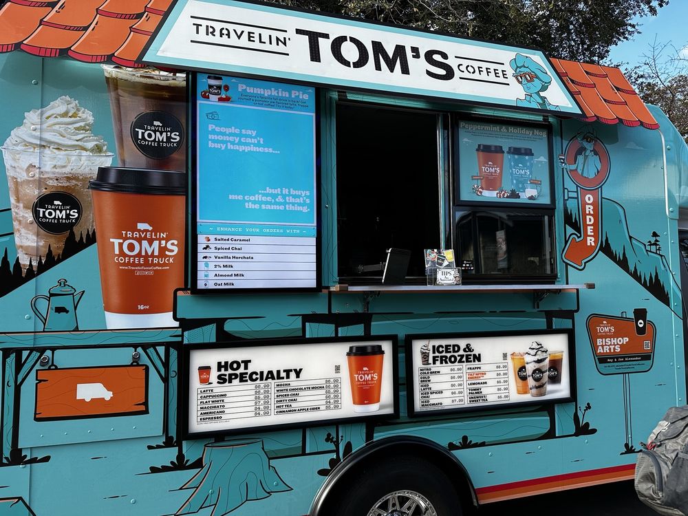 TRAVELIN TOMS COFFEE - Updated August 2024 - 650 S RL Thornton Fwy ...
