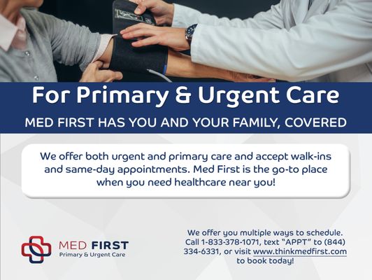 MED FIRST PRIMARY & URGENT CARE - Updated September 2025 - 19 Photos ...