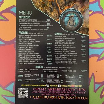 OPEN CARIBBEAN KITCHEN - Updated January 2026 - 101 Photos & 63 Reviews ...