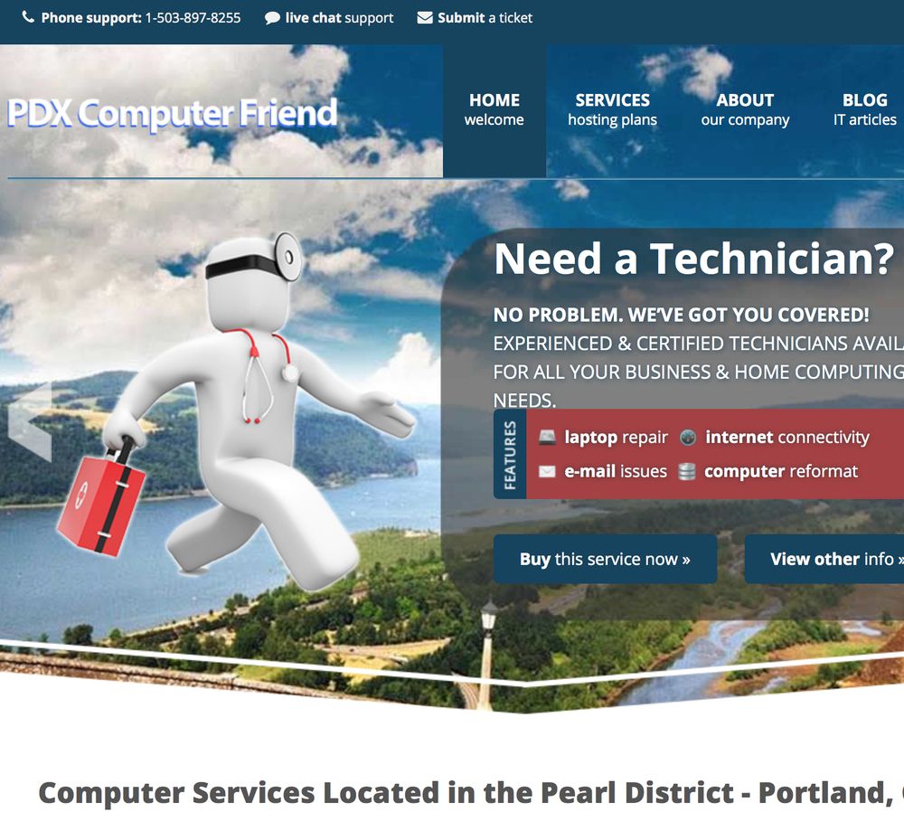 PDX COMPUTER FRIEND - Request a Quote - Portland, Oregon - IT Services ...
