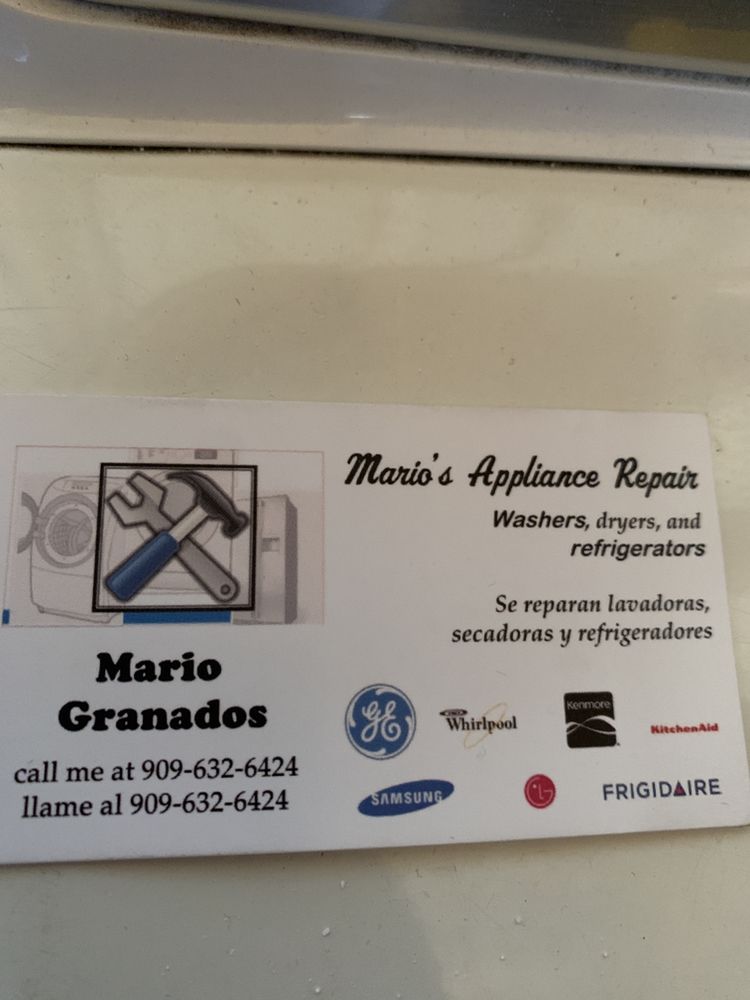 MARIO’S APPLIANCE REPAIR - Updated October 2024 - Fontana, California ...