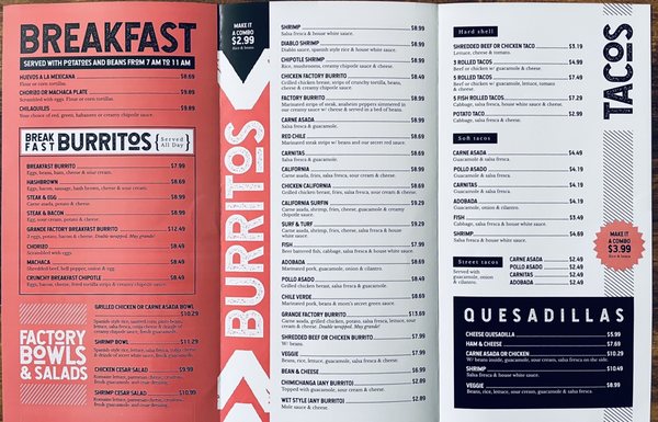 THE BURRITO FACTORY - 60 Photos & 46 Reviews - Food near 12265 Scripps ...