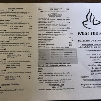 WHAT THE PHO! - CANYON PARK - Updated September 2024 - 113 Photos & 268 ...