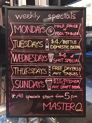 MASTER Q BILLIARD & LOUNGE - Updated December 2025 - 21 Photos & 33 ...