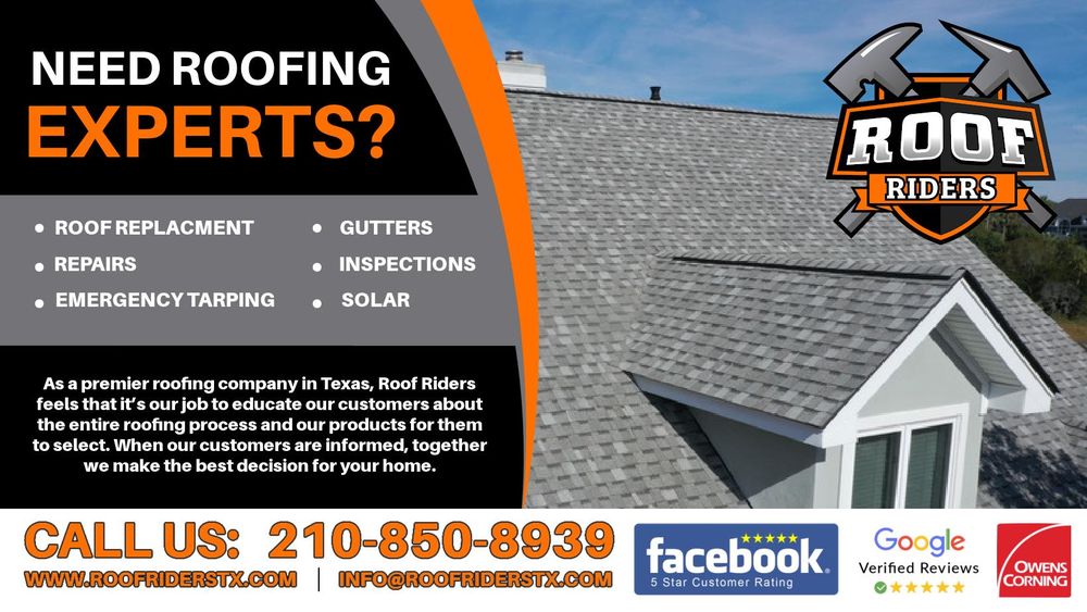 ROOF RIDERS - Updated January 2025 - San Antonio, Texas - Roofing ...