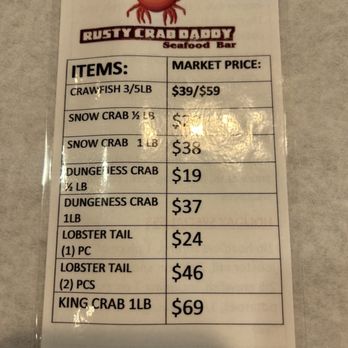 RUSTY CRAB DADDY - Updated October 2024 - 174 Photos & 120 Reviews ...